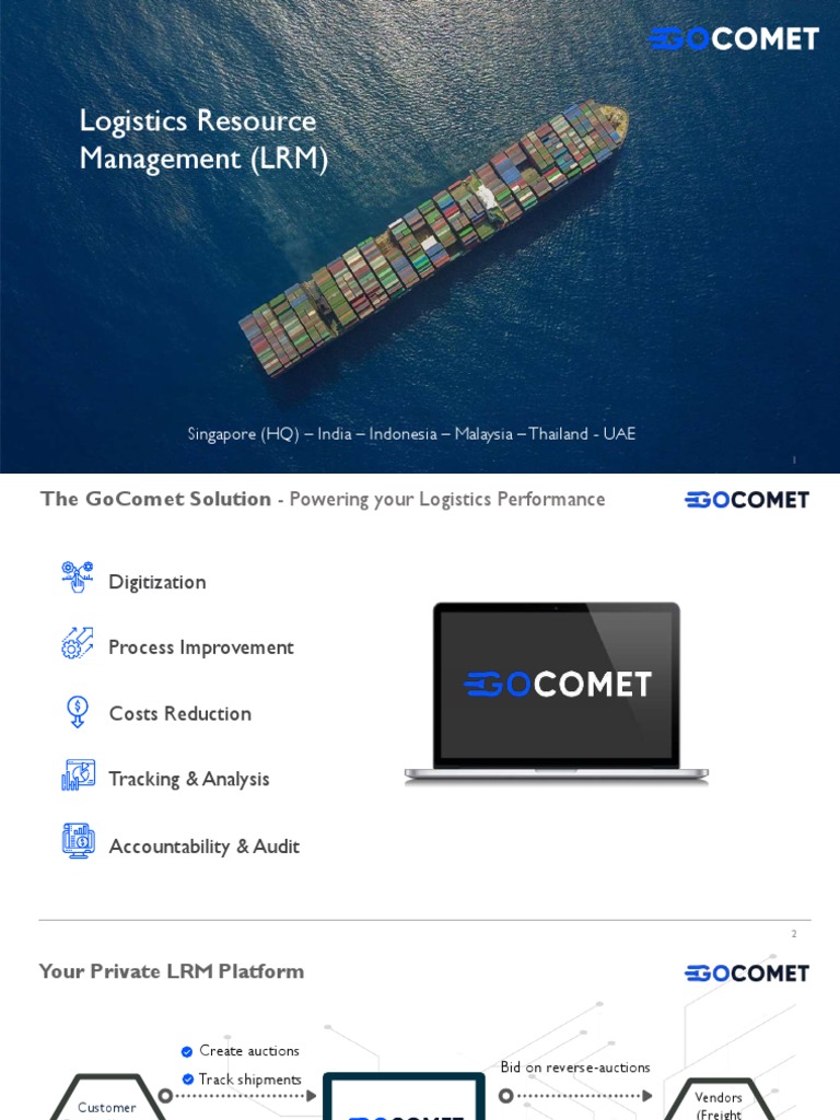 Gocomet Client Deck | PDF | Cargo | Logistics