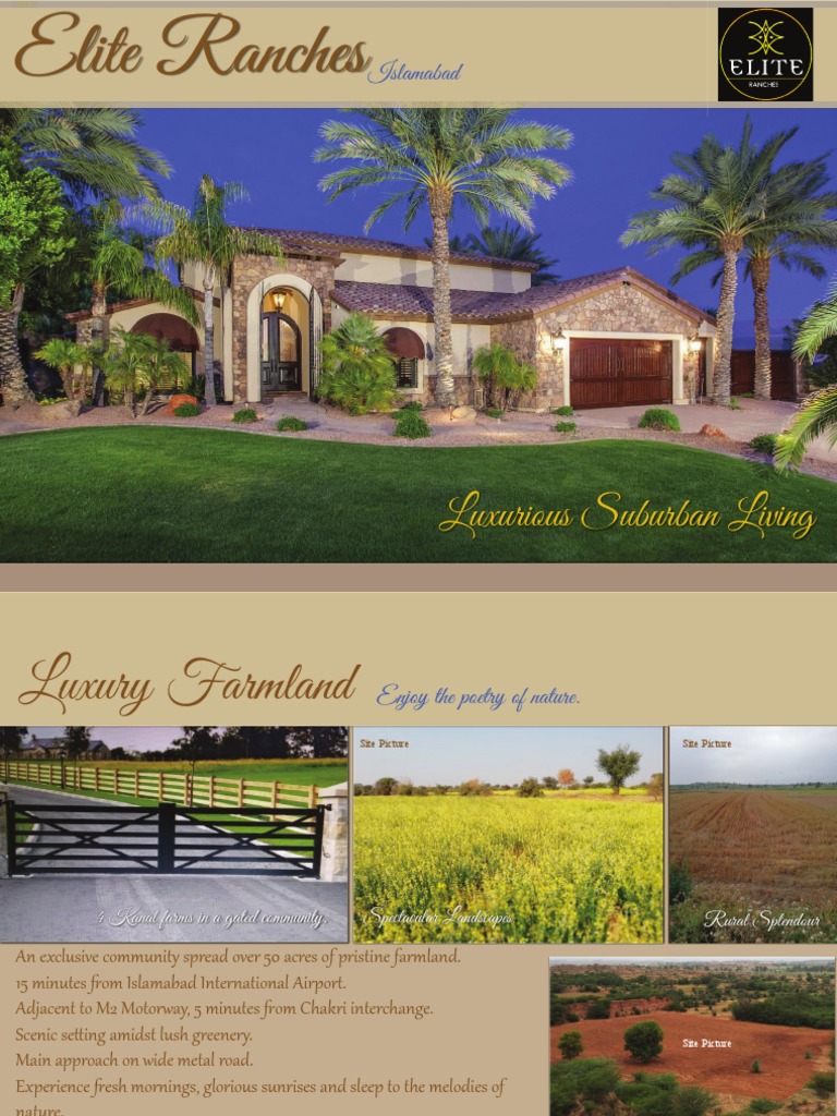Elite Ranches - V | PDF | Economies | Business