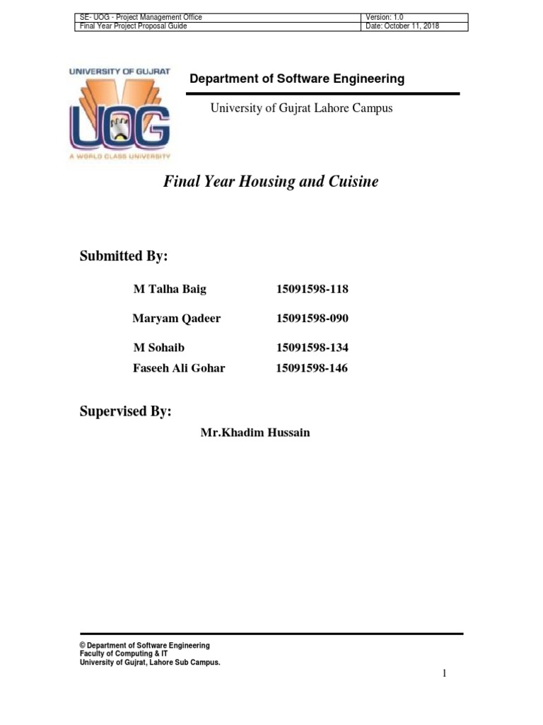FYP Proposal Template - Doc Version 1 | PDF | Microsoft Visual Studio ...