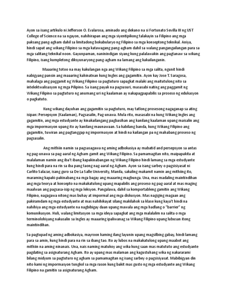 Kabanata 2 Filipino Pananaliksik | PDF