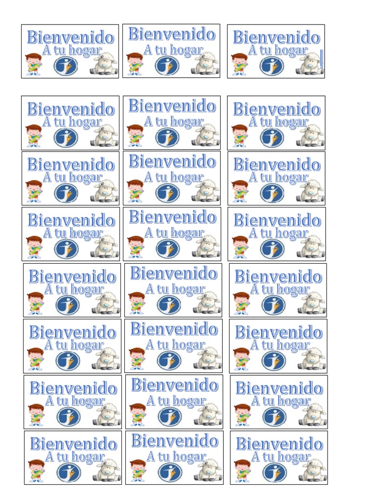 Para Solaperas de Bienvenida | PDF