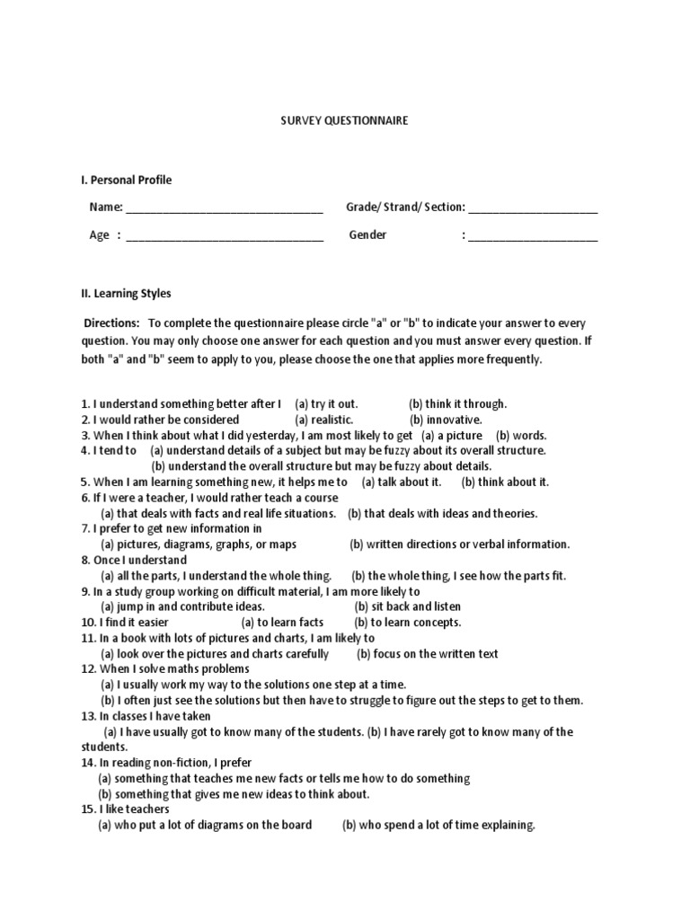 Assessing Learning Styles and Attitudes Towards Mathematics: Analysis ...