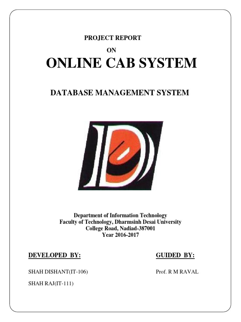 Project Report | PDF | Databases | Data Model