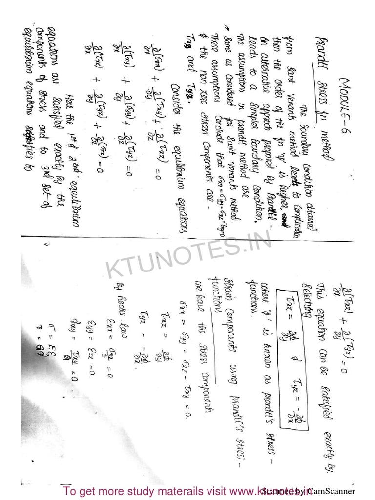 Promotional Material for KTU Notes, an Online Study Materials Website | PDF