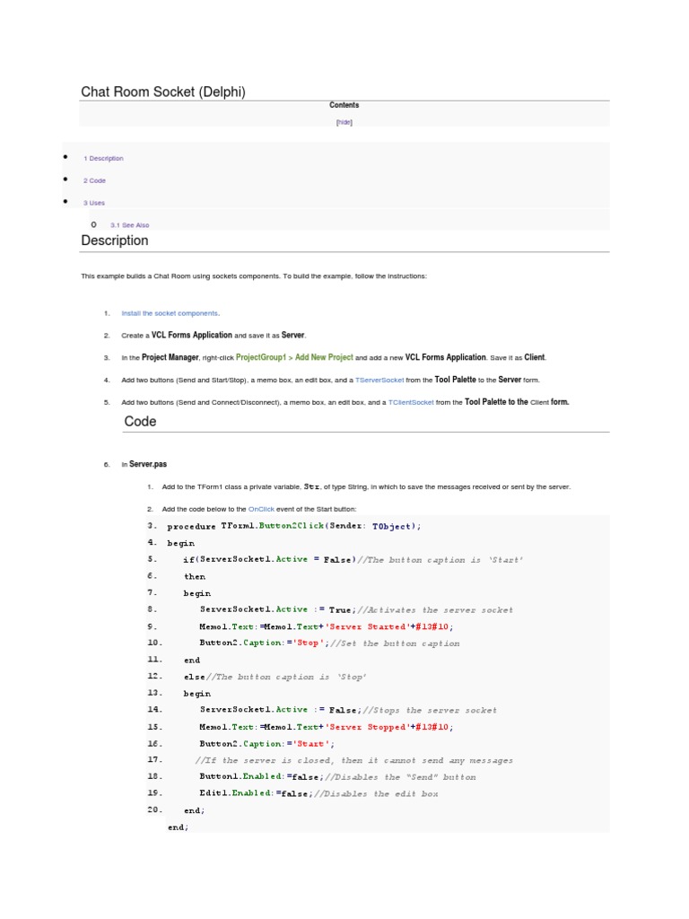 Chat Room Socket Pdf Network Socket Client Computing