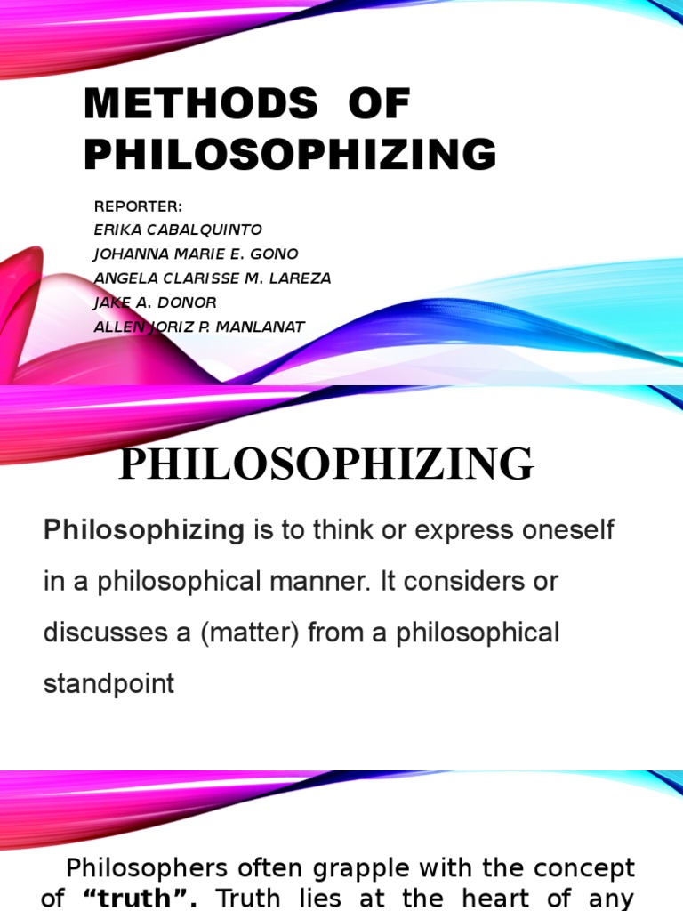 Methods of Philosophizing 2 | PDF