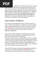 Anne Frank. Complete | PDF | Anne Frank | World War II