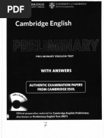 KET 4. Answers | PDF