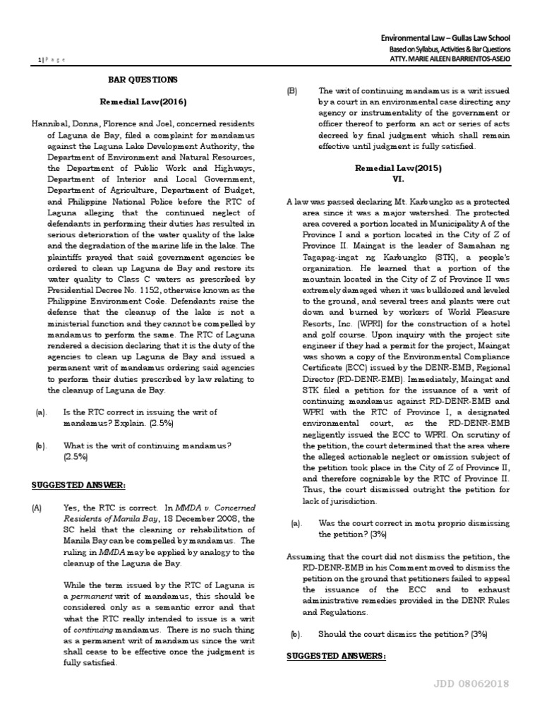 NREL Finals | PDF | Injunction | Mandamus