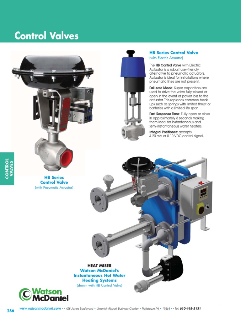Control Valves | PDF | Valve | Actuator