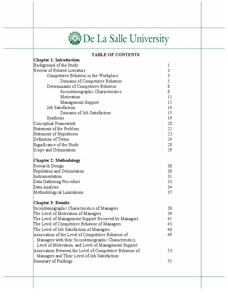 Chapter 1: Introduction | PDF | Job Satisfaction | Action (Philosophy)