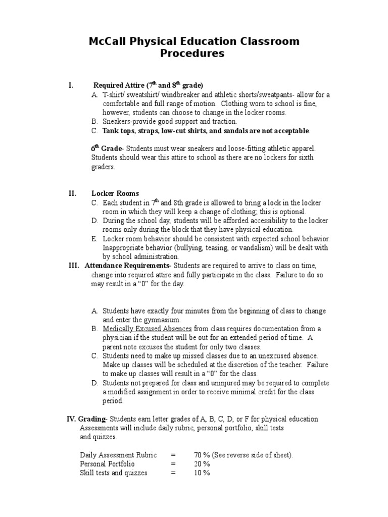 Pe Contract - P | PDF | Physical Education | Clothing