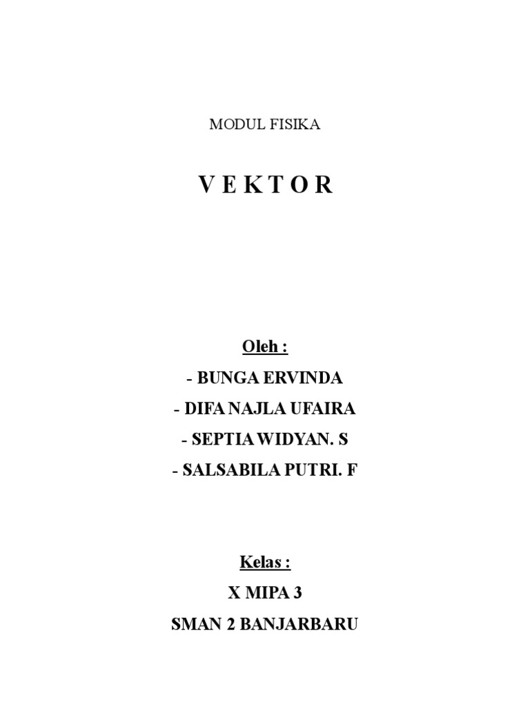 Modul Vektor | PDF