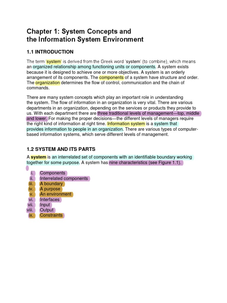 Understanding System Concepts and Environment | PDF | System ...