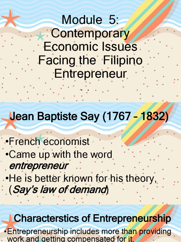 Module 5 Applied Economics | PDF | Entrepreneurship | Corporations