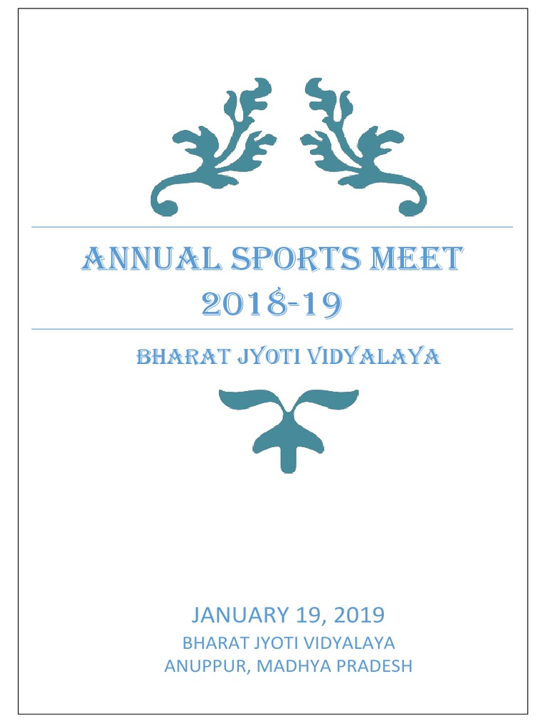 Lighting the Torch of Sporting Spirit: Bharat Jyoti Vidyalaya's Annual ...