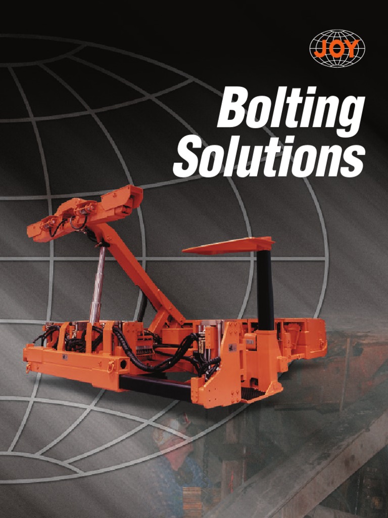 Joy Bolting Brochure - Mining | PDF | Drill | Drilling