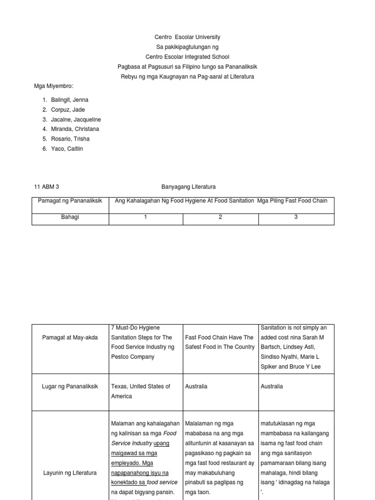 RRL Grid 5 | PDF