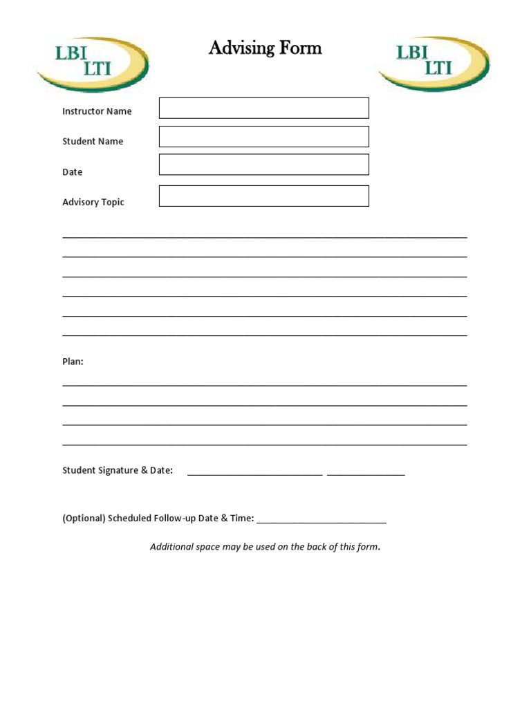Advise Form | PDF