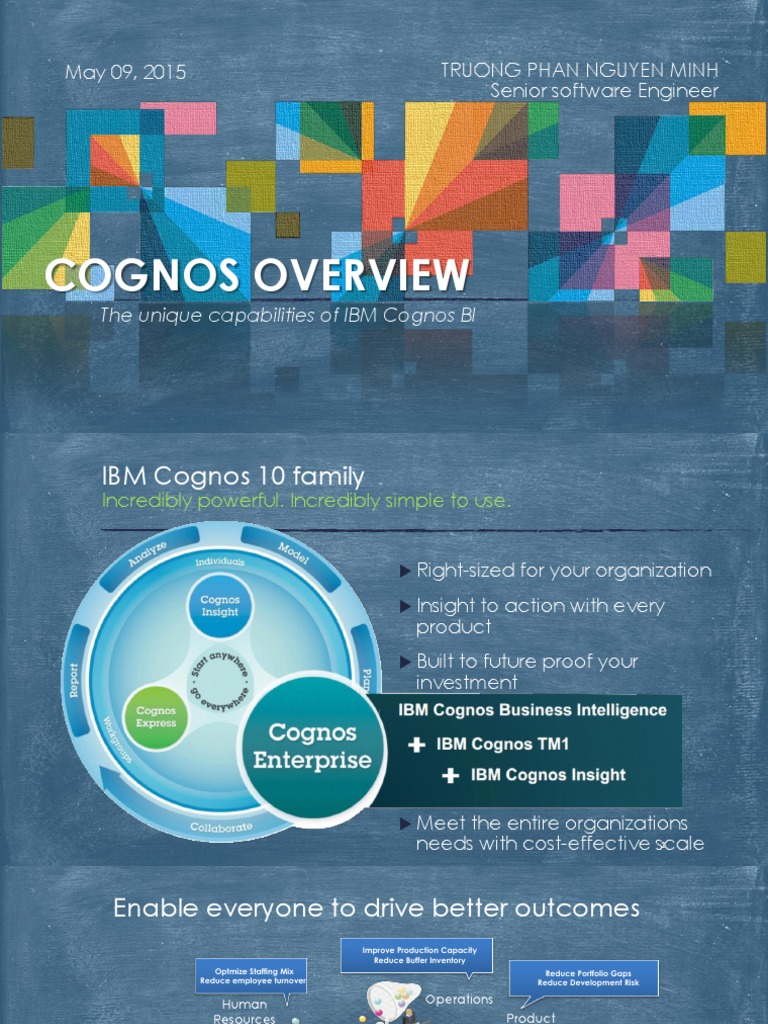 Cognos Overview: Truong Phan Nguyen Minh Senior Software Engineer May ...