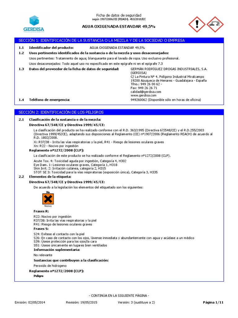 Hds | PDF | Agua | Ciencias fisicas