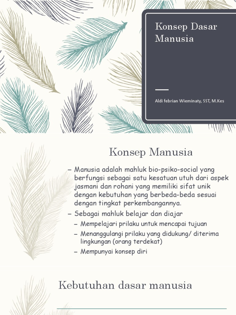Konsep Dasar Manusia | PDF