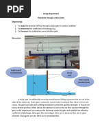 Sluice Gate Design Mathcad | PDF | Fluid Dynamics | Pressure