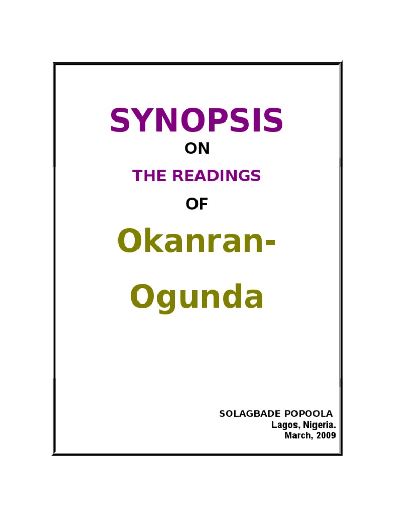 129si - Okanran Ogunda (Ingles) | PDF | Santería
