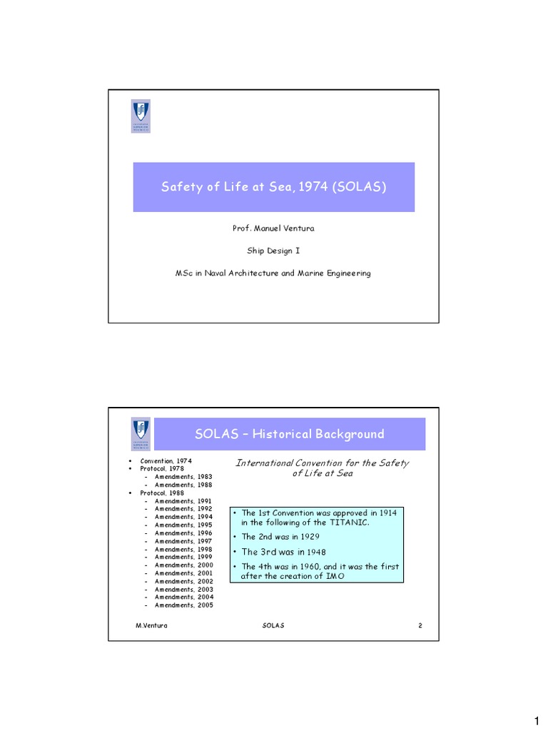 Dokumen - Tips Safety of Life at Sea 1974 Solas of Life at Sea 1974 ...
