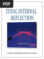 Tir Physics Investigatory Project | PDF | Refraction | Reflection (Physics)