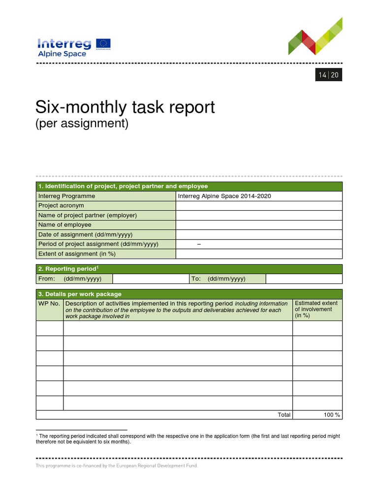Interreg Project Assignment Report | PDF | Career & Growth