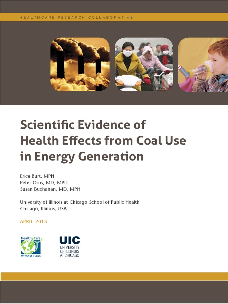 Scientific Evidence of Health Effects From Coal Use in Energy ...