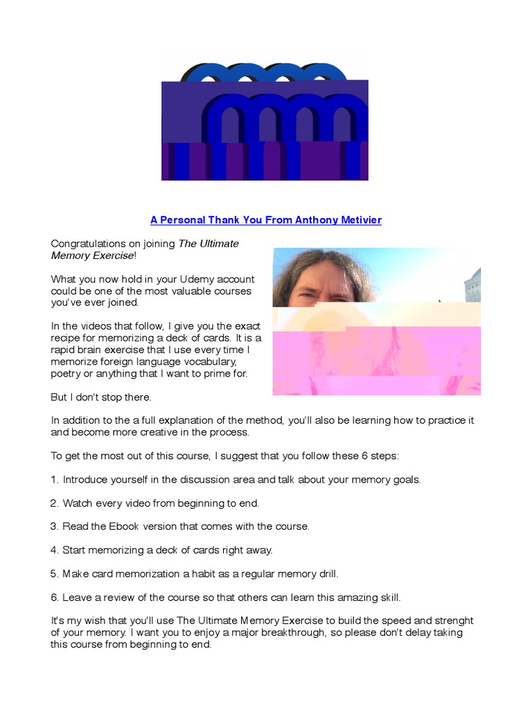 Lecture 1 - A Personal Welcome | PDF | Career & Growth | Self-Improvement
