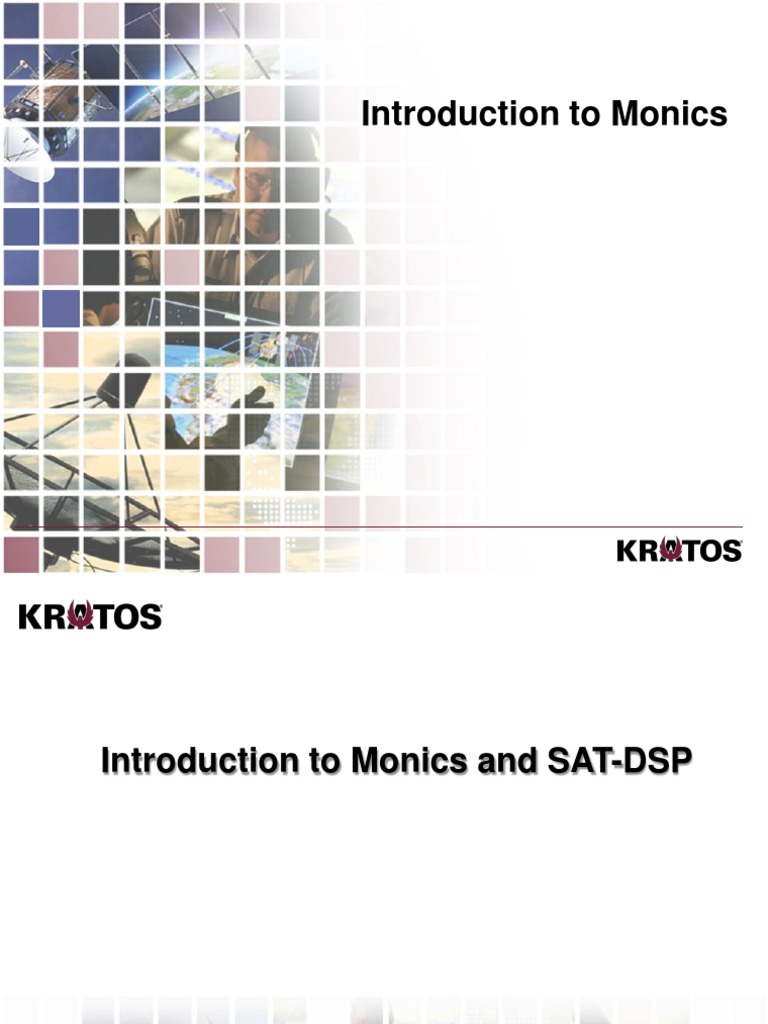 02 - Monics 10.5 SP1 Introduction To Monics and SAT-DSP | PDF ...