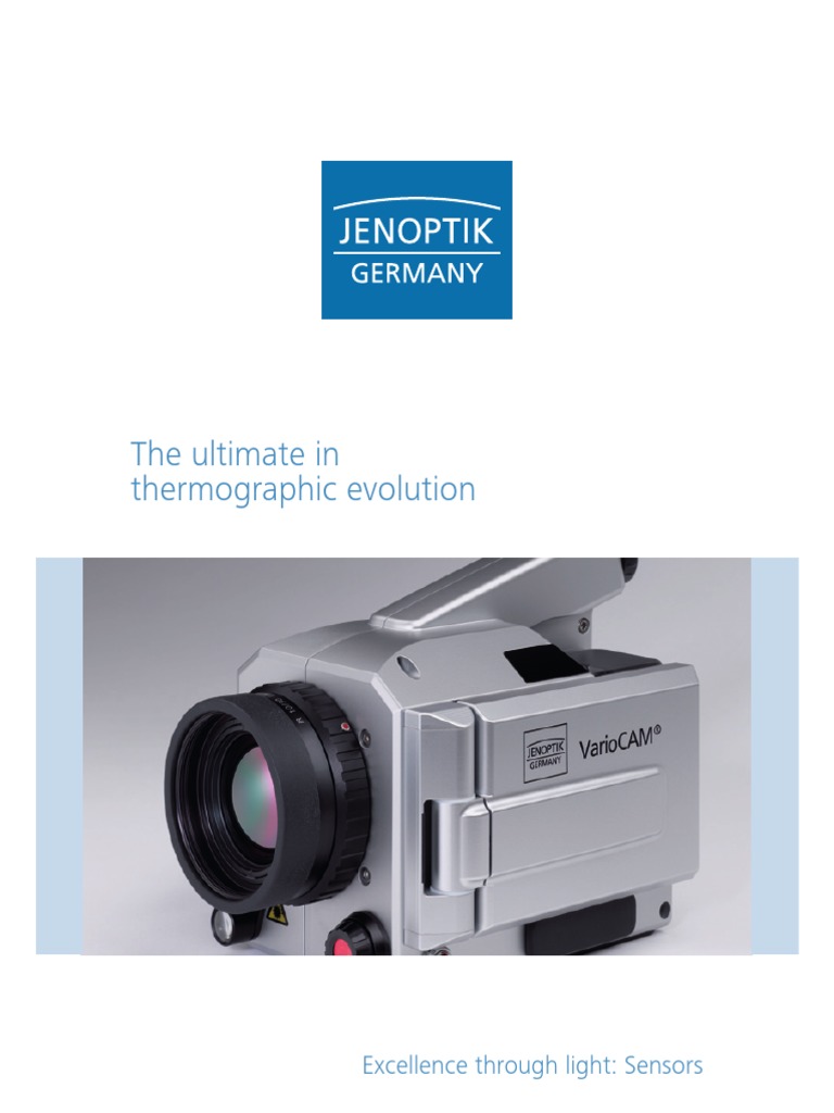 Camaras Variocam Jenoptik | PDF | Thermography | Image Resolution