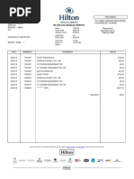 Marriott Guest Folio Receipt Template | PDF | Marriott International ...