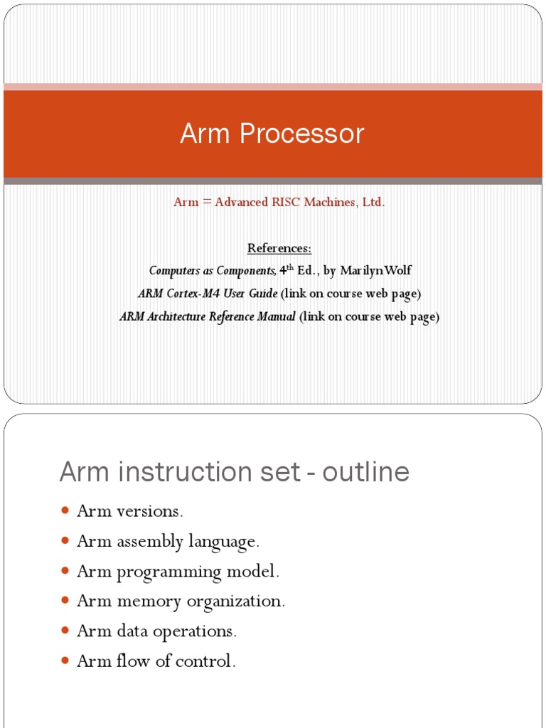 Arm | PDF | Arm Architecture | Electronic Engineering