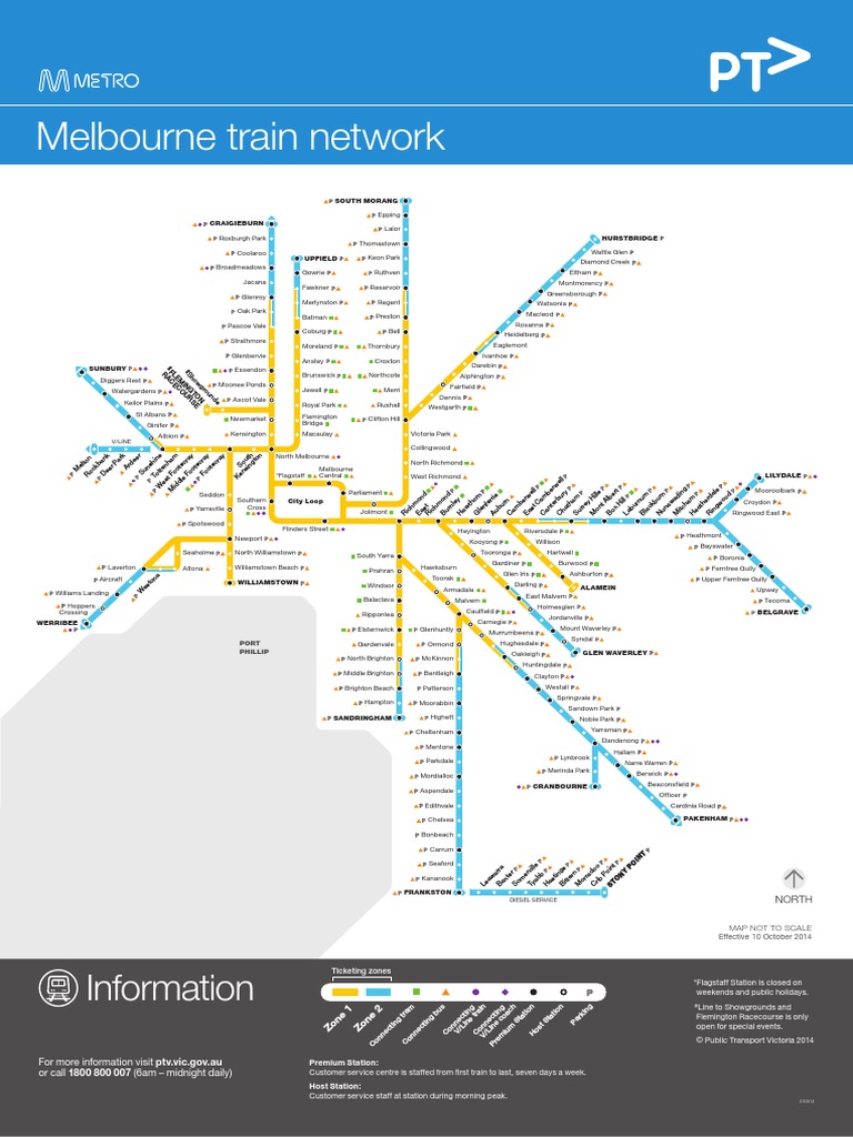Melbourne Train Network: Information | PDF | Public Transport | Melbourne