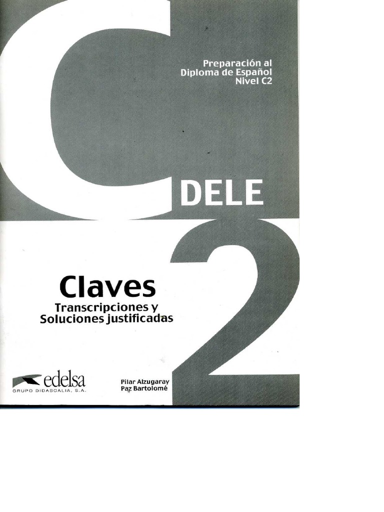 Preparacion DELE C2 Claves PDF | PDF