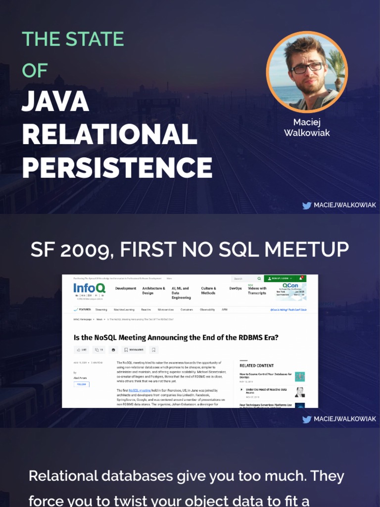 The State of Reactive Java Persistence | PDF | Relational Database | Databases
