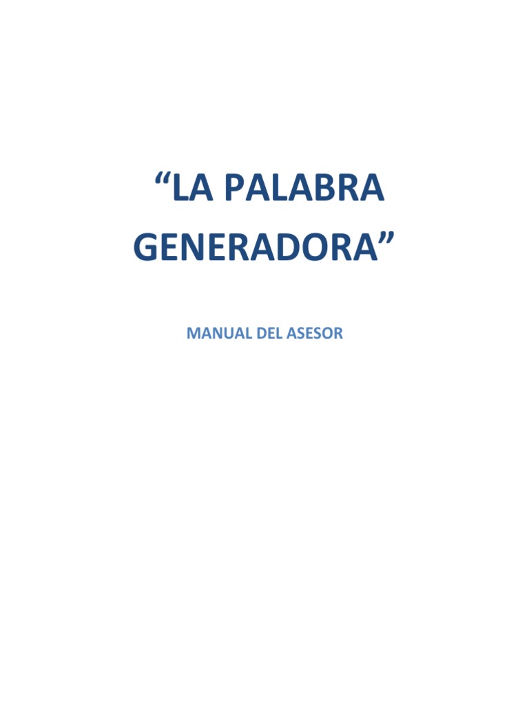 Método de Alfabetización para Adultos | PDF | Palabra | Aprendizaje