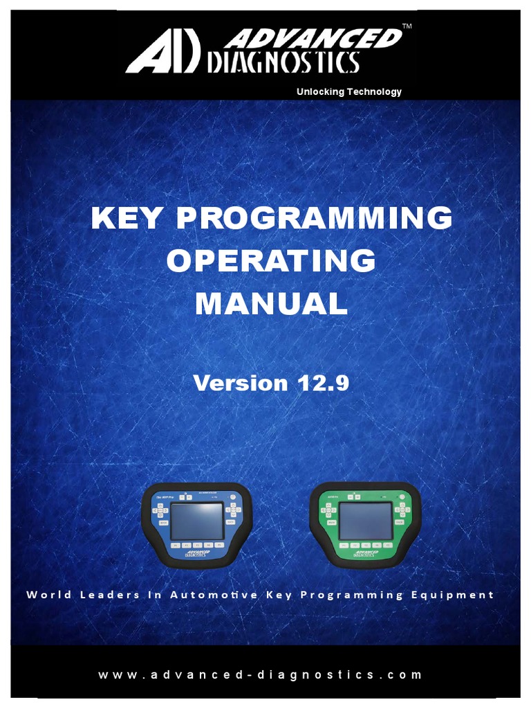 Key Programming Manual 12.9 | PDF | Smart Card | Software Testing