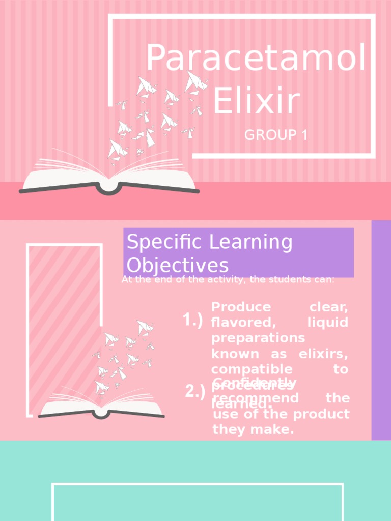 DDS Paracetamol Elixir (Post-Lab) | PDF | Glycerol | Solution