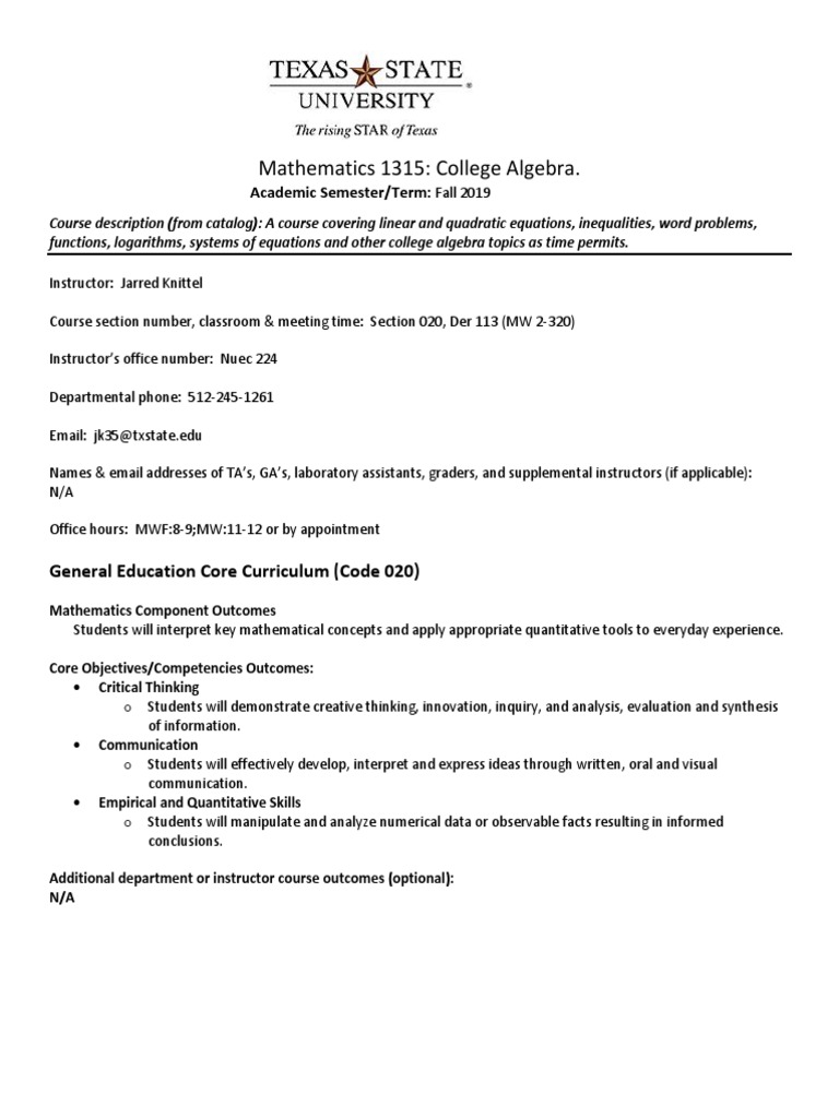 Complete Syllabus 020 | PDF | Algebra | Exponential Function