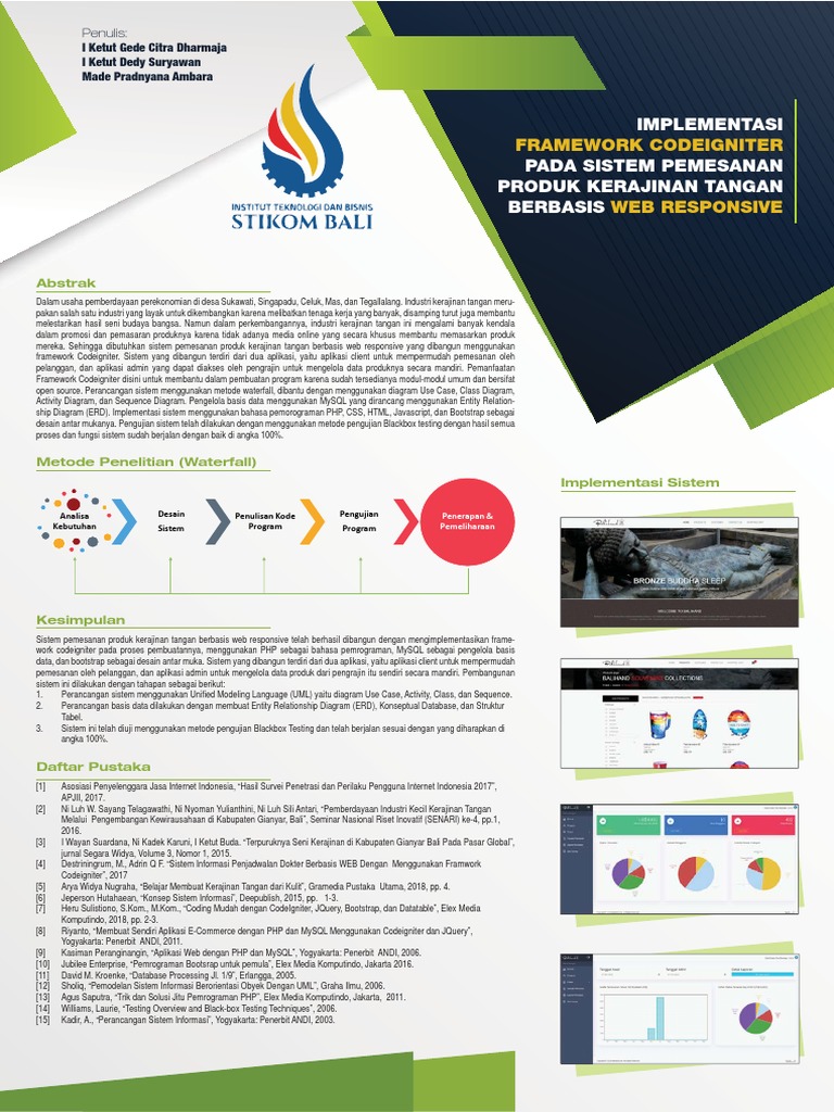 Contoh Poster Tugas Akhir ITB STIKOM Bali | PDF