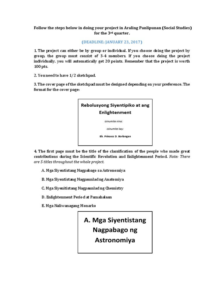3rd Grading AP Project | Download Free PDF | Heliocentrism ...