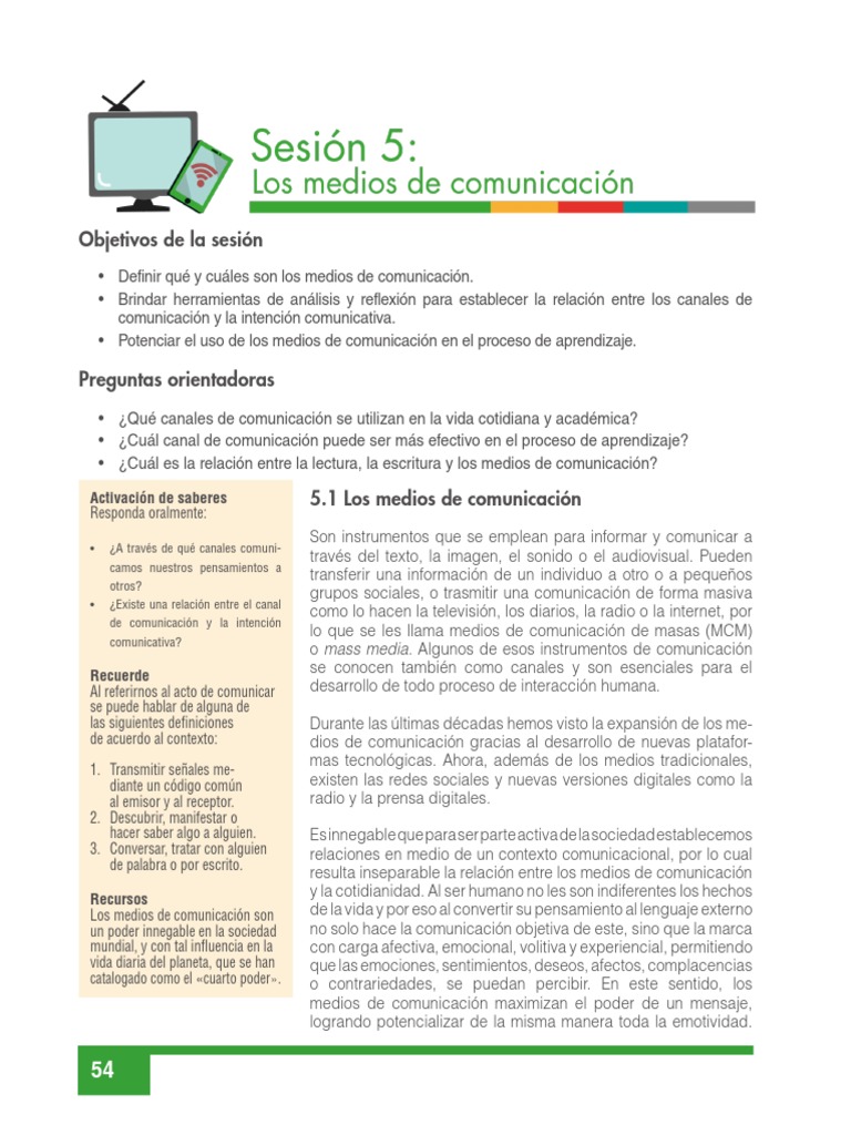 Medios de Comunicación y Aprendizaje | PDF | Podcast | Medios de ...
