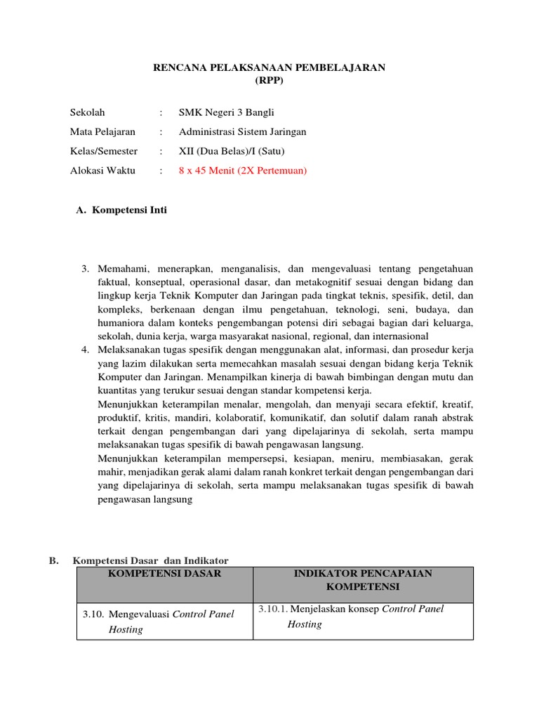 RPP Asj | PDF | Komputer