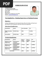 Steel Fixer CV | PDF | Computers