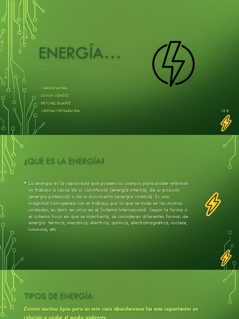 Tipos y Ventajas de Energías Renovables | PDF | Energía solar | Energía ...